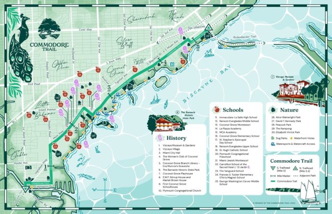 New Commodore Trail Map - Coconut Grove Spotlight